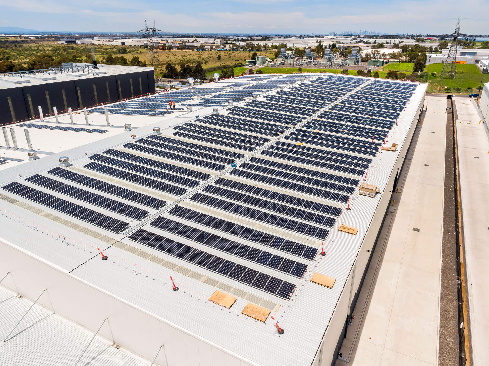 Kingspan Solar Panels Aerial and Photography - Beckon Media