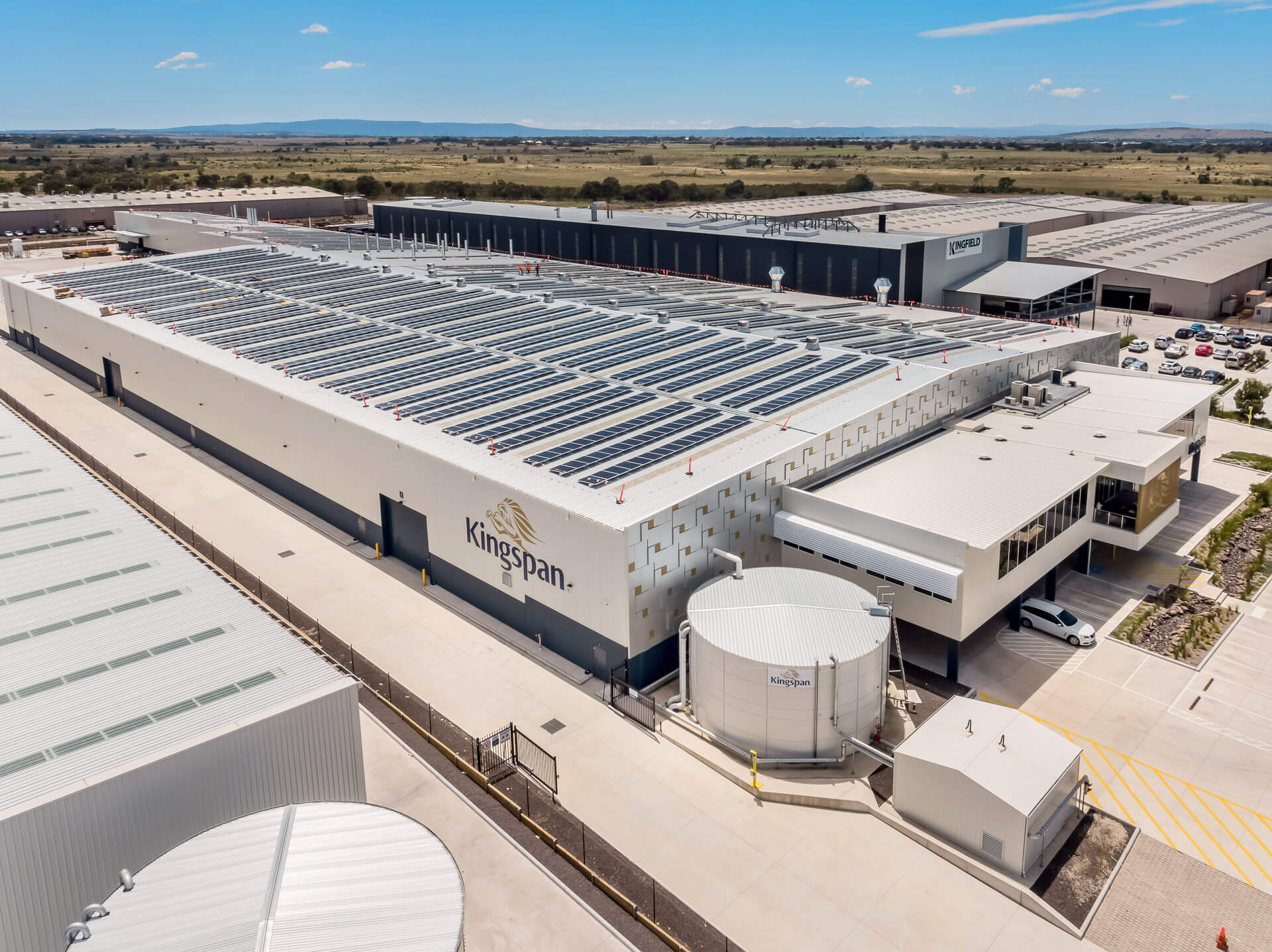 Kingspan Solar Panels Aerial and Photography - Beckon Media