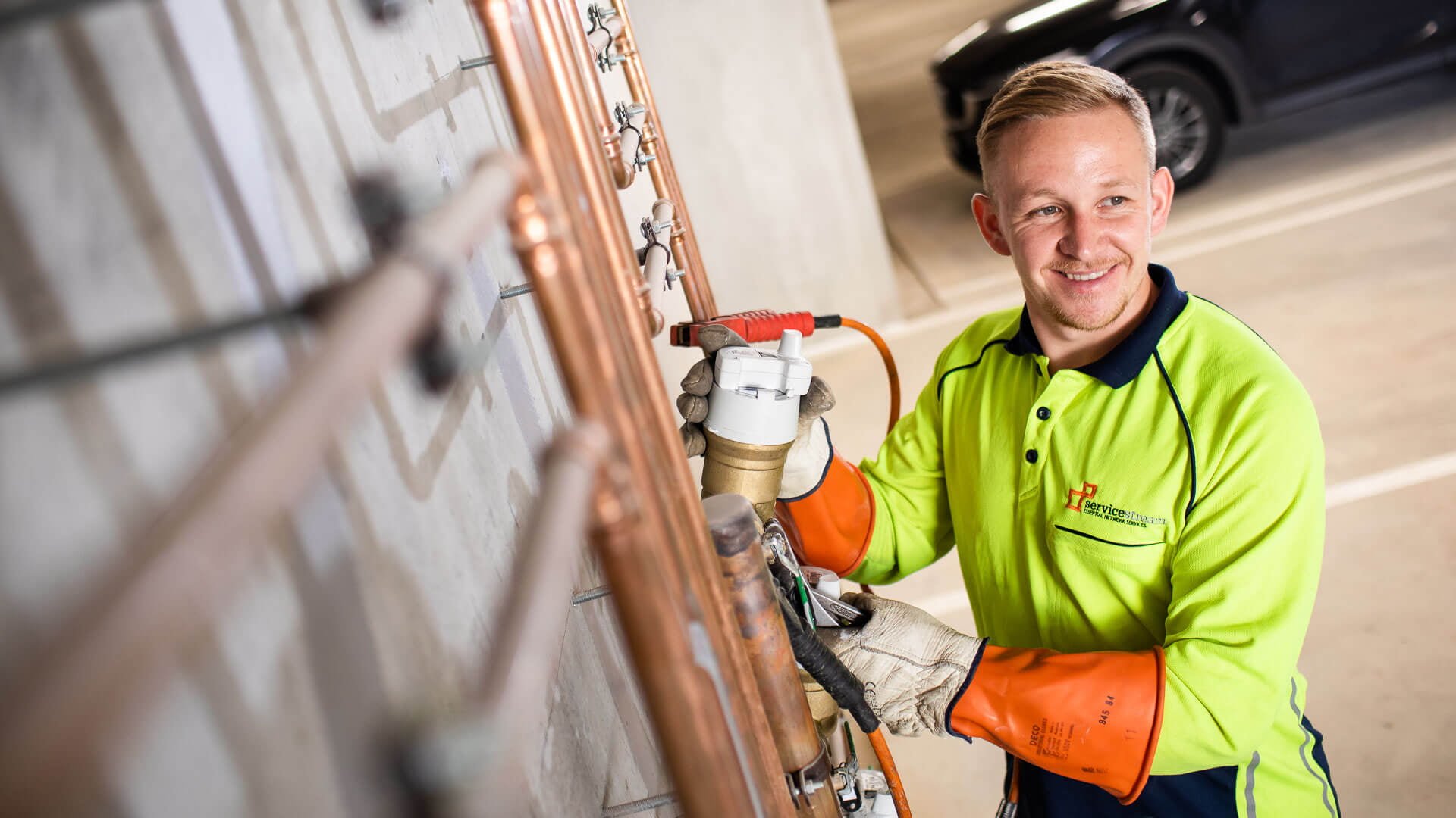 Photography of water and gas field work - Beckon Media